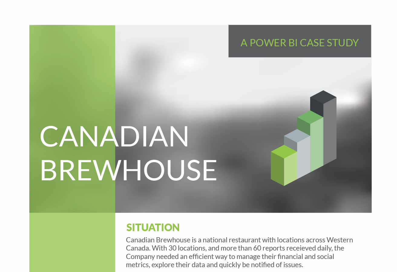 Power BI Canadian Brewhouse Case Study